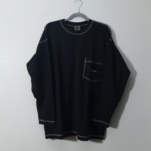 JNCO | Shirts | Vintage 99s Jnco Industries Contrast Stitch Long Sleeve ...